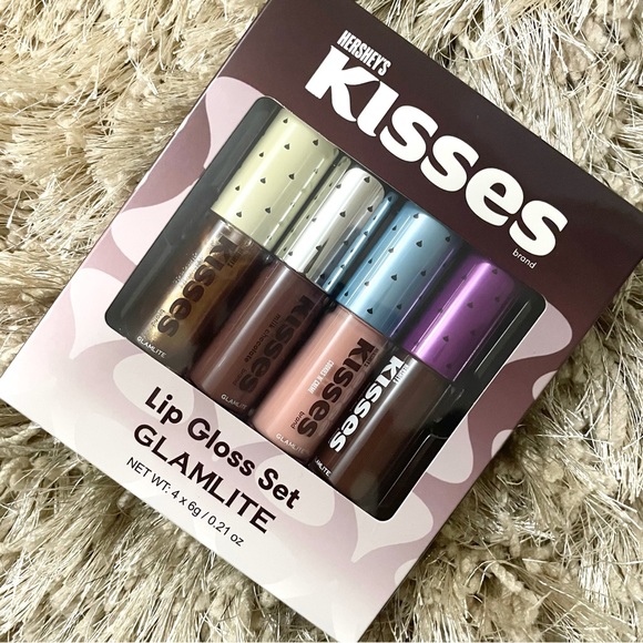 Glamlite | Makeup | Hersheys Kisses X Glamlite Lip Gloss Set | Poshmark